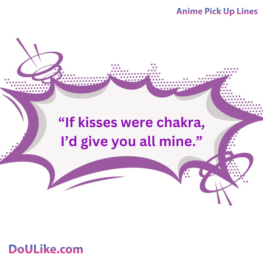 40 Anime Pick Up Lines Crafted by a True Senpai of Love - DoULike Blog