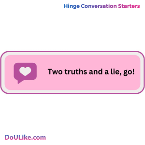 Hinge Conversation Starters That Actually Lead to Dates - DoULike Blog